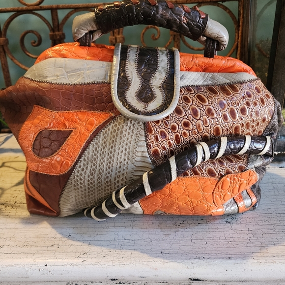 Bags | Rare Stunning Vintage Leather Doc Bagpurse | Poshmark